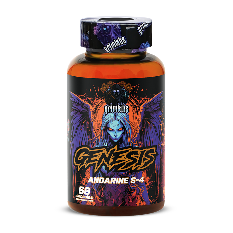 Andarine S4 25mg 60 Capsules - Genesis S4 Supplement - Grimlabs
