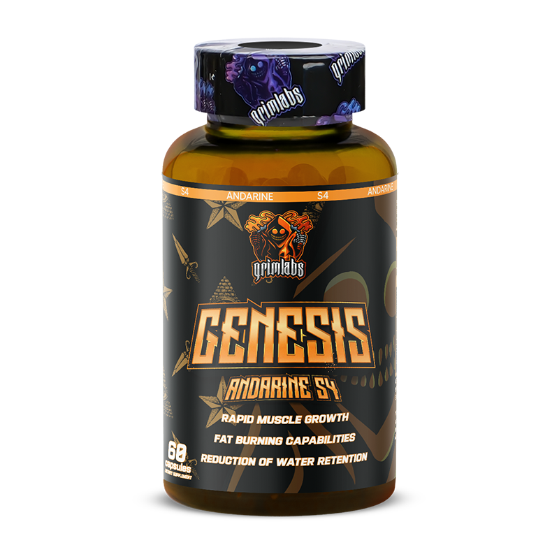 Andarine S4 25mg 60 Kapsül - Genesis S4 Takviyesi - Grimlabs